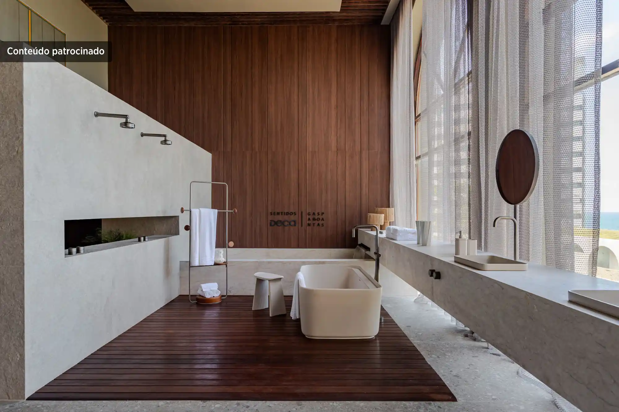 Na CASACOR Bahia, projeto da Deca faz releitura de casa de banho oriental